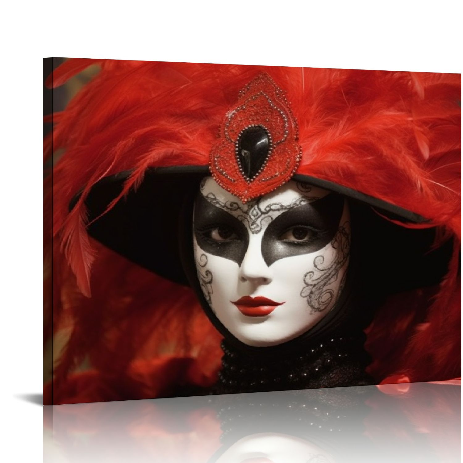Nawypu Venice Carnival Canvas Wall Art - Italian Scenic Modern Home ...