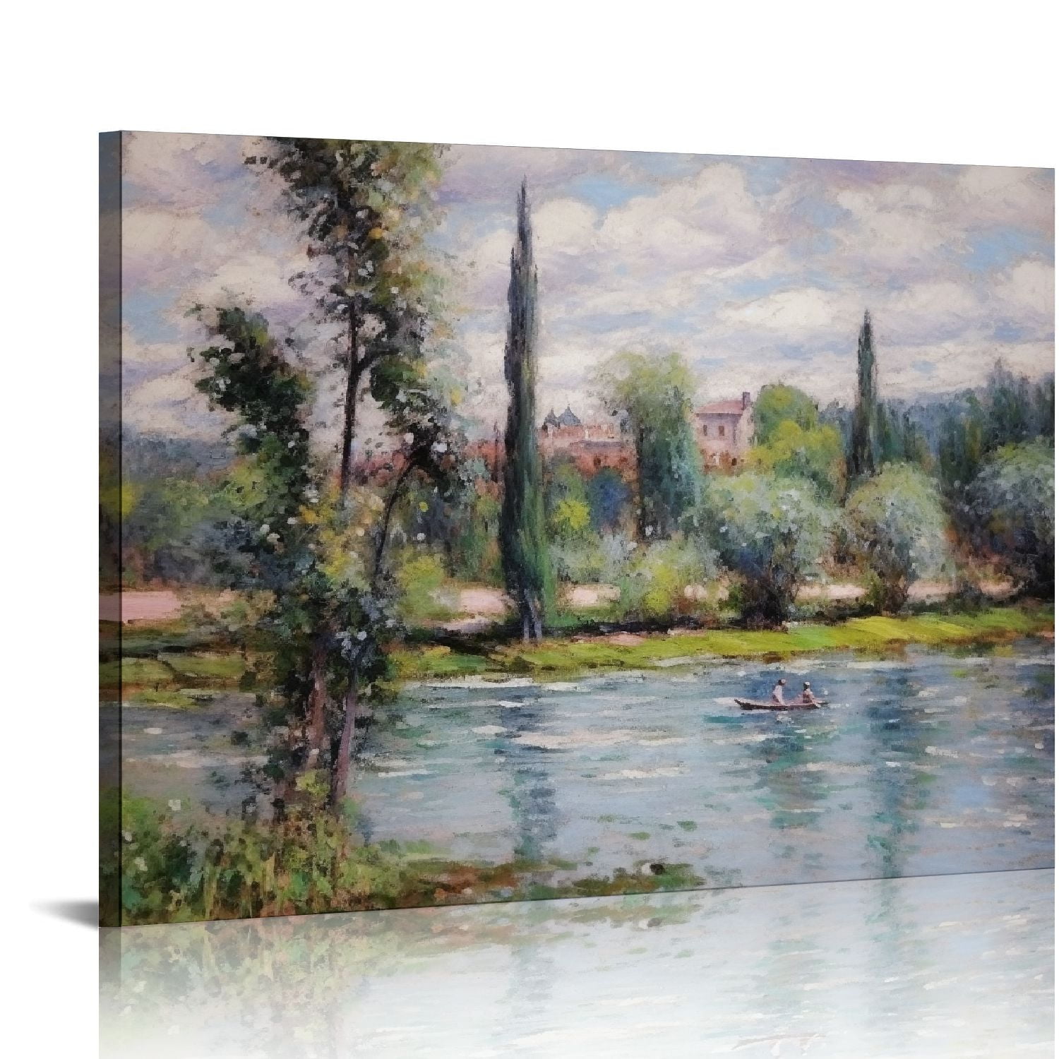 Nawypu View of Vetheuil, 1880 (1) - Walmart.com