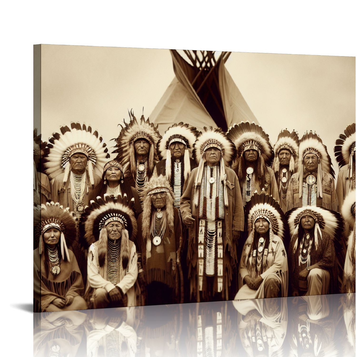Awypu Vintage American Indian Native American Poster Crow Creek ...