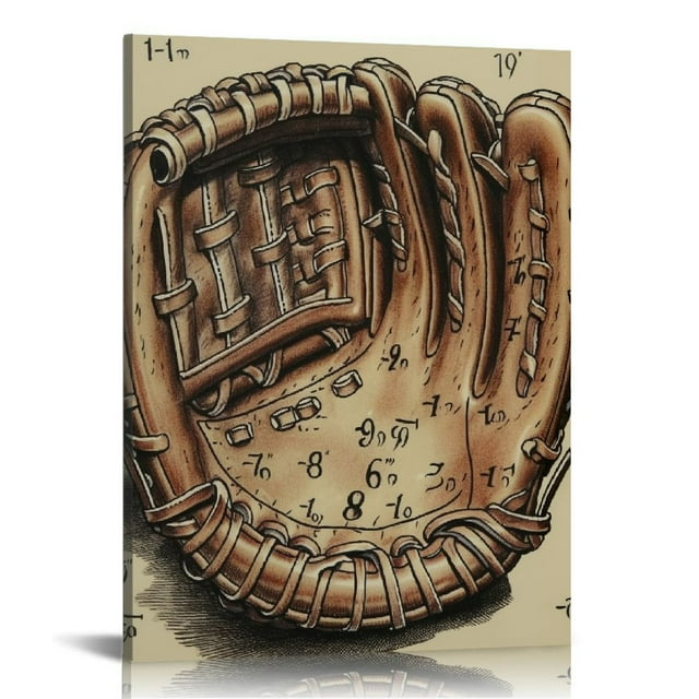 Nawypu Vintage Baseball Decor Print - Baseball Wall Decor - Baseball ...