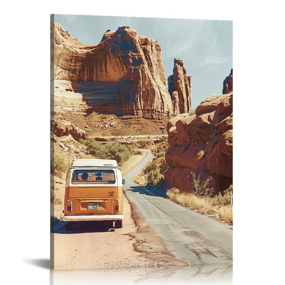 Nawypu Vintage Desert Cactus Photography Photographic Prints, Route 66 ...