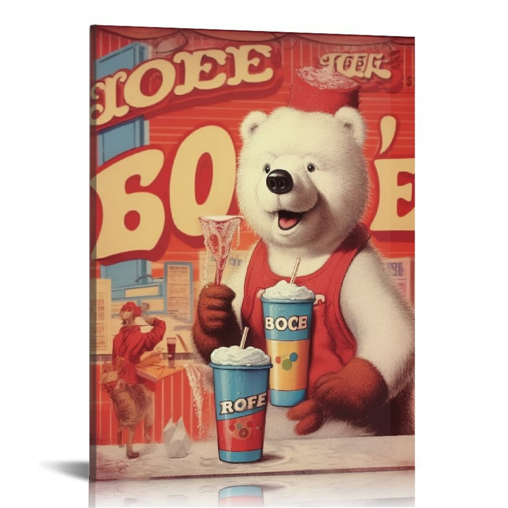 Nawypu Vintage Metal Sign ICEE Funny Tin Sign Retro Ad Poster Painting ...