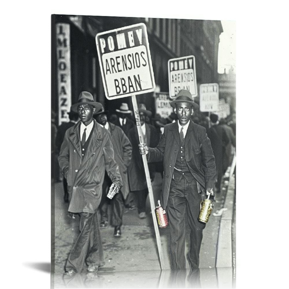 Nawypu Vintage Prohibition Beer Poster LARGE - Unique Wall Art Decor ...