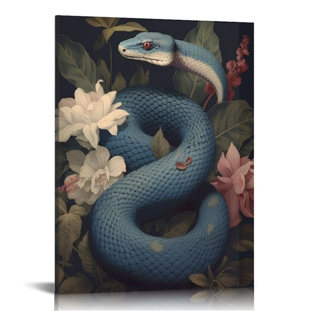 Nawypu Vintage Serpent Print, Professional Reproduction, Antique Snake ...