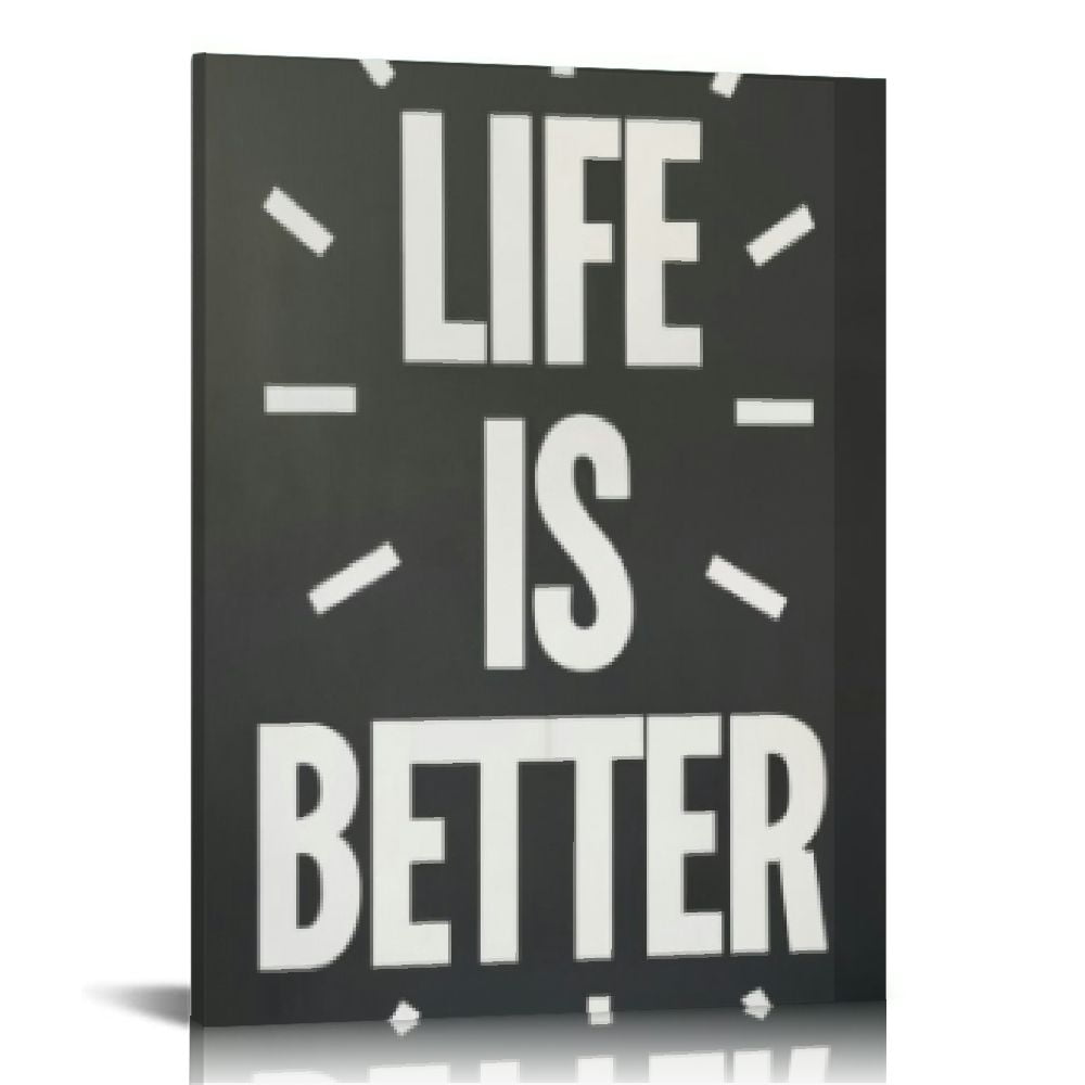 Nawypu Vintage Tin Metal Poster Sign Runners Life is Better with ...
