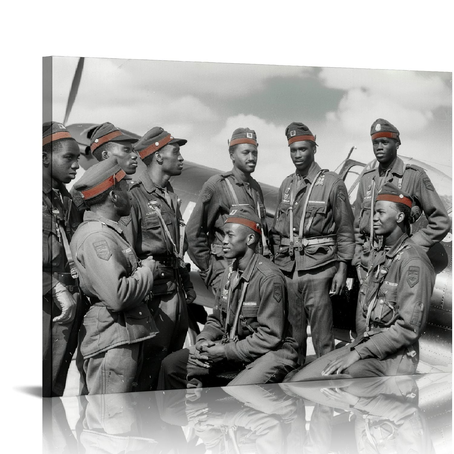 Nawypu Vintage Tuskegee Airmen WWII African American US Army Black ...