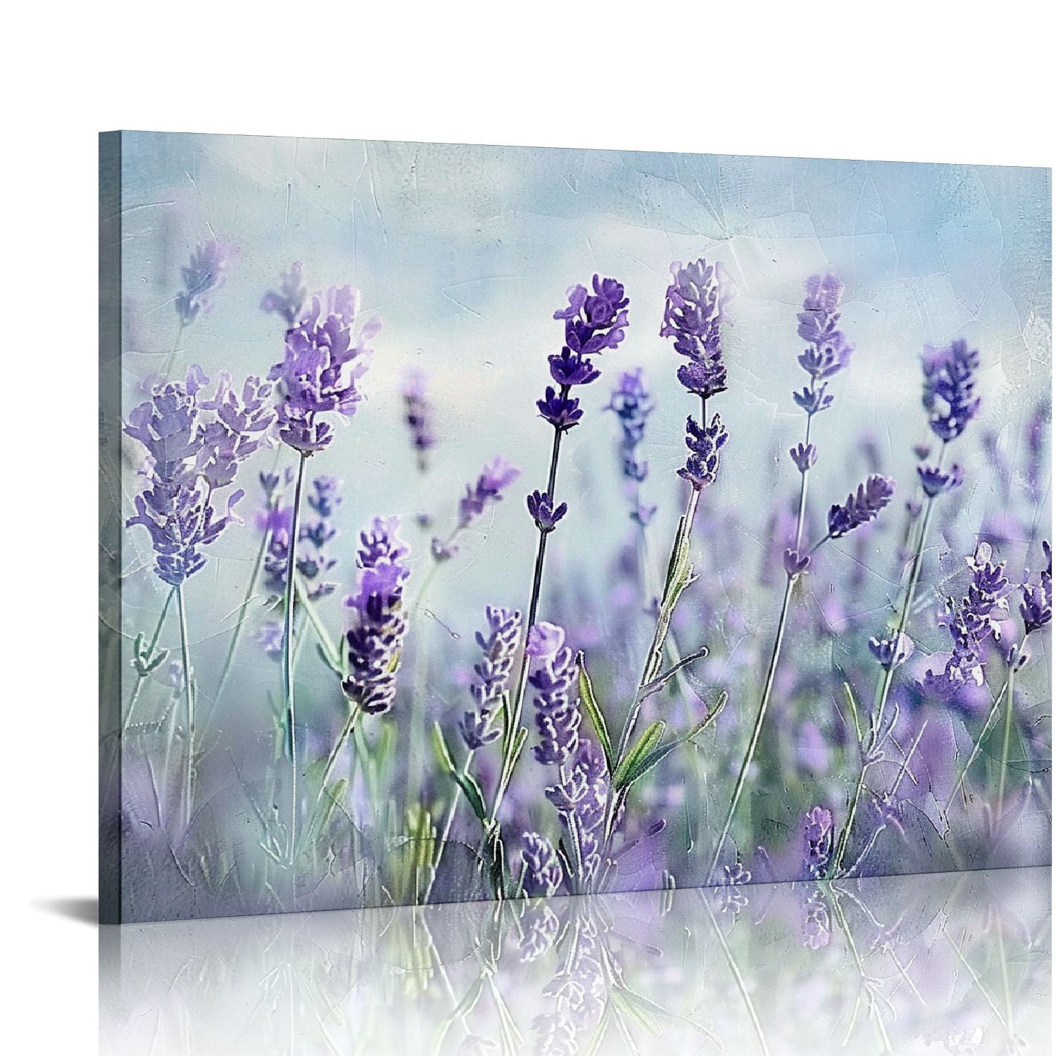 Nawypu Wall Art For Bedroom Purple Lavender Wall Decor Flowers Pictures ...