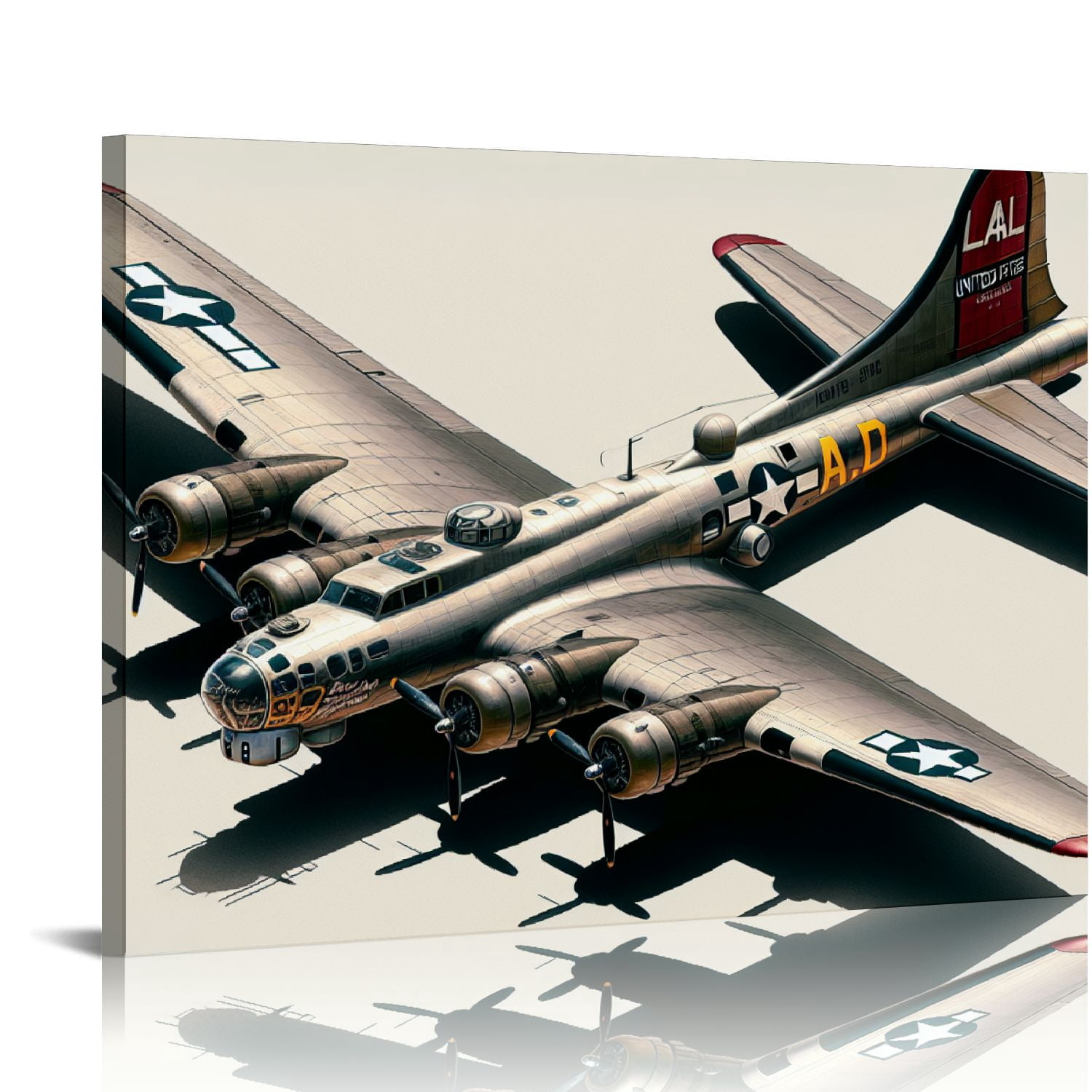 Nawypu Wall Art For Living Room - B-17 Flying Fortress Air Force ...