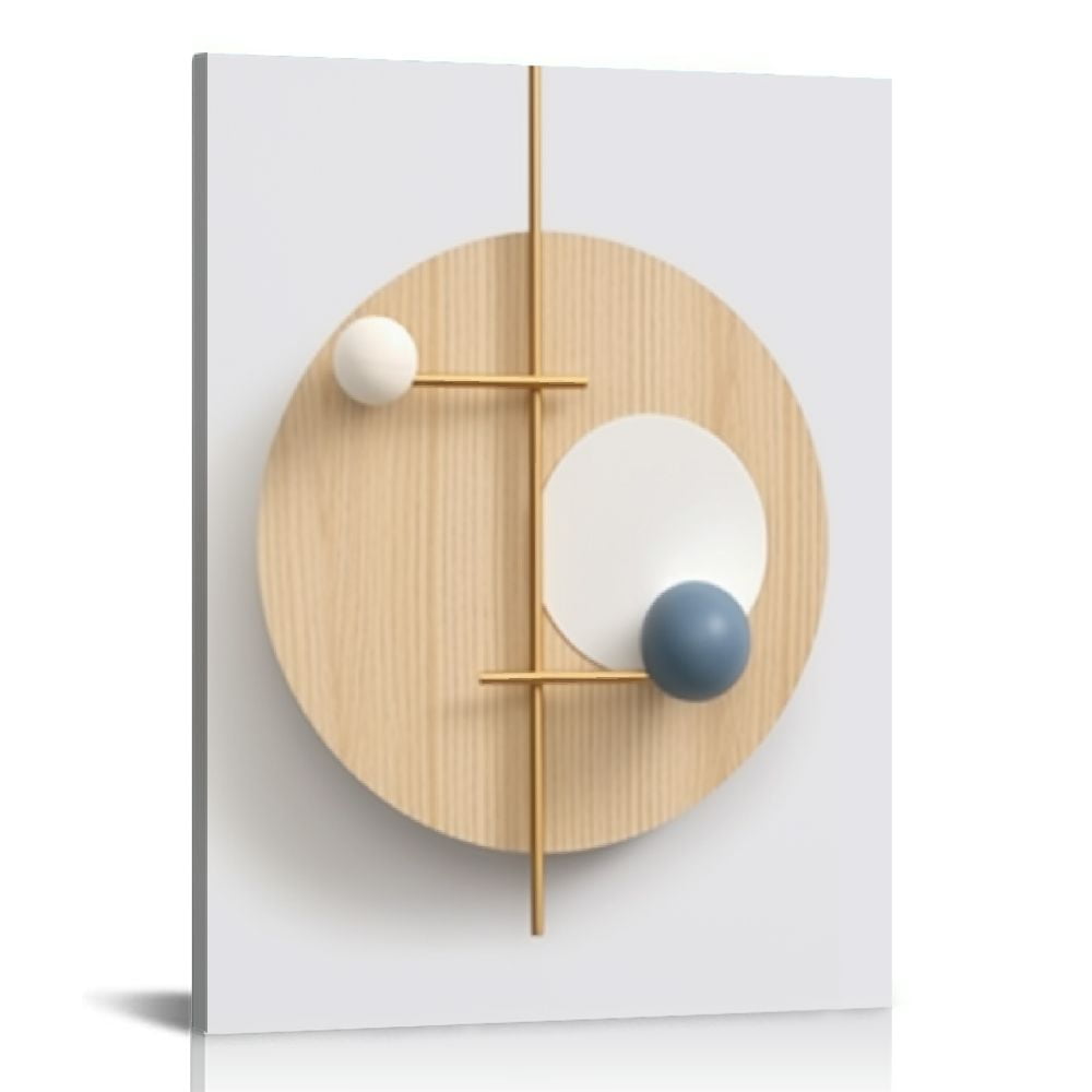 Nawypu Wall Art Framed Wall Art Canvas Print Set Minimalist Medieval ...