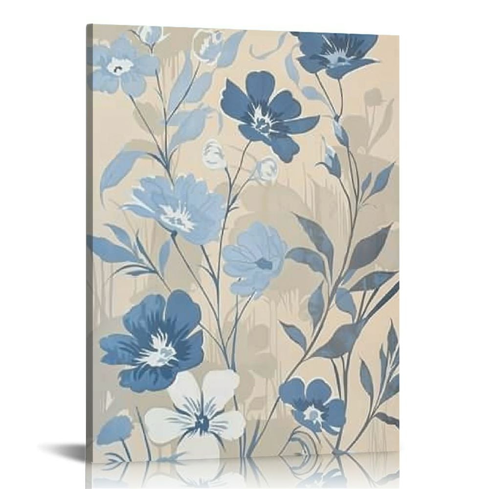 Nawypu Wall Art Prints - Abstract Blue Matisse Wall Art Exhibition ...