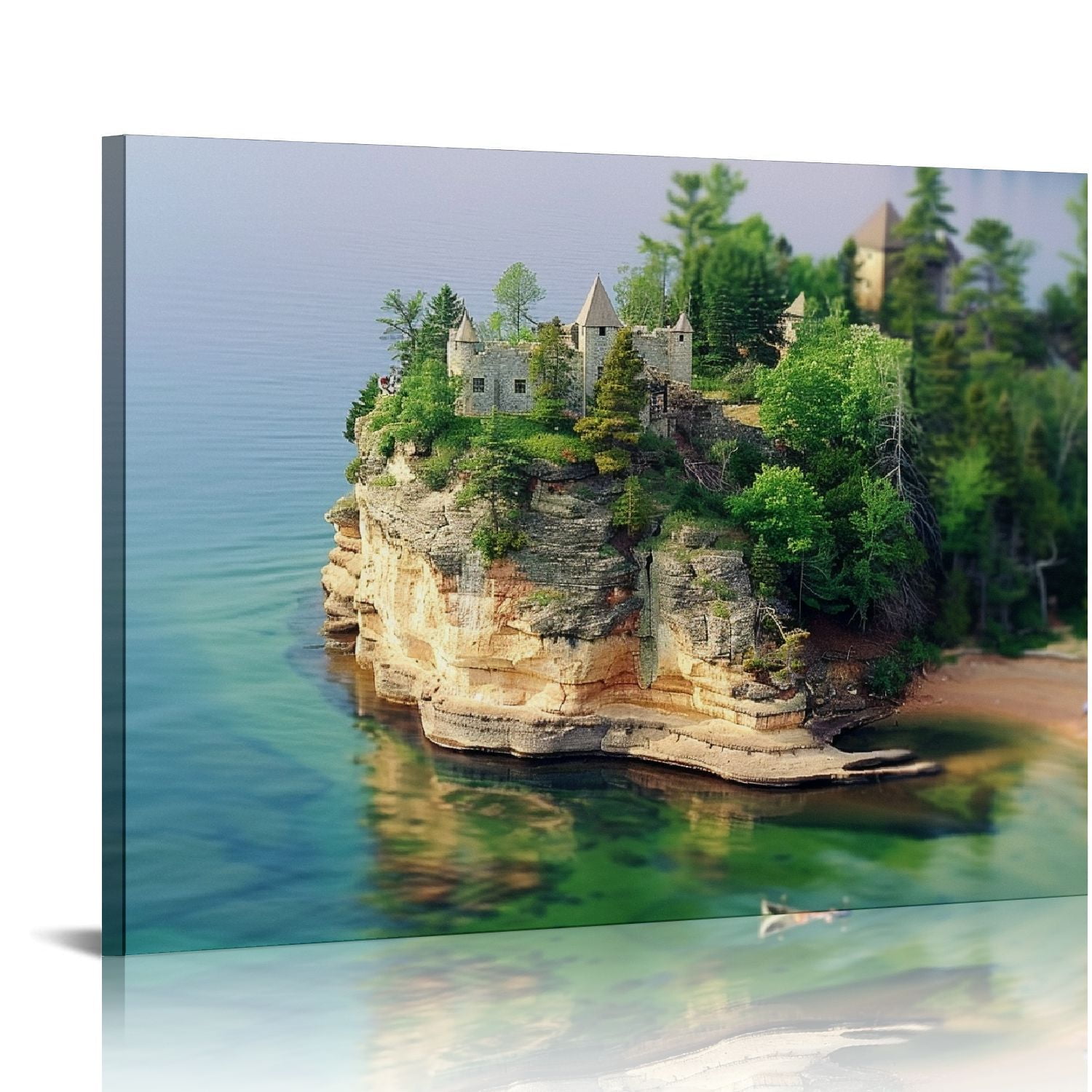 Nawypu Wall Art Prints Pictured Rocks National Seashore on Lake ...