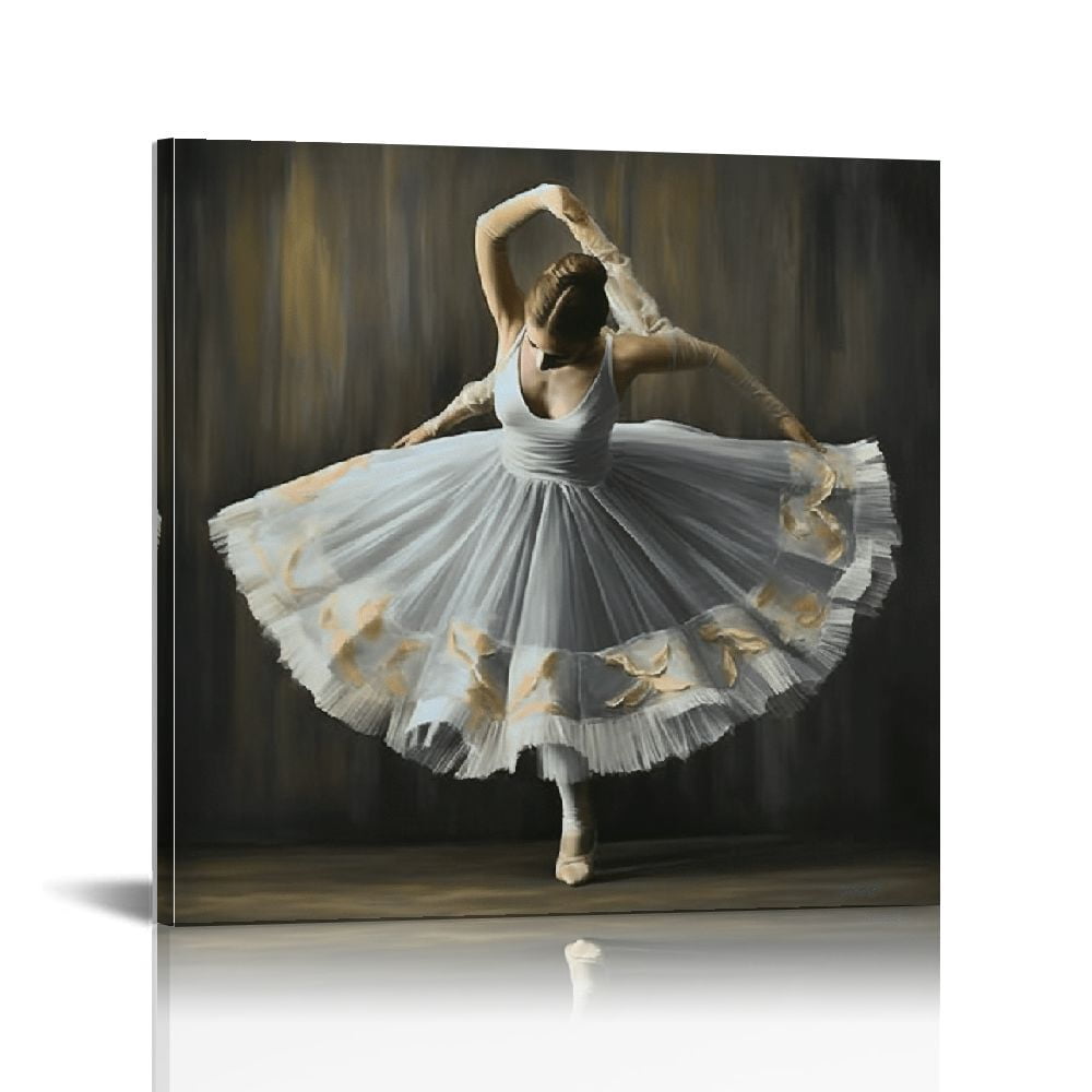 Nawypu Wall Decor Ballet Canvas Art Prints Abstract Modern Signs ...