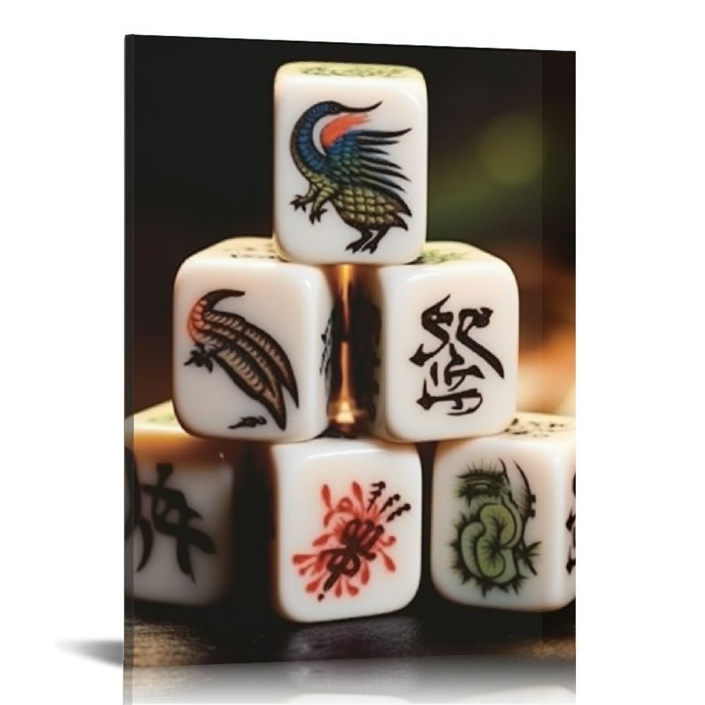 Nawypu Wall Decor Mahjong is the Ancient Asian Board Pictures for Mens ...