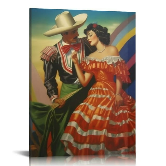 Nawypu Wall Poster Latin Art, Hispanic Culture Canvas Painting Wall ...