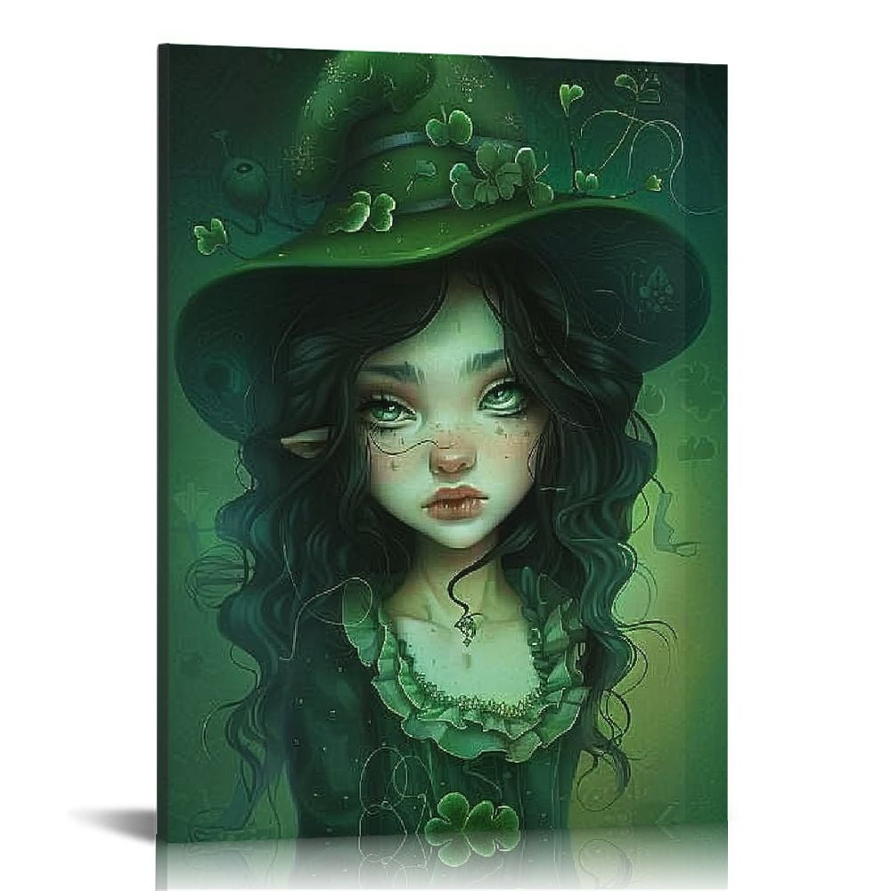 Awypu Watercolor St. Patrick's Day gnome, Spring clipart, Watercolour ...