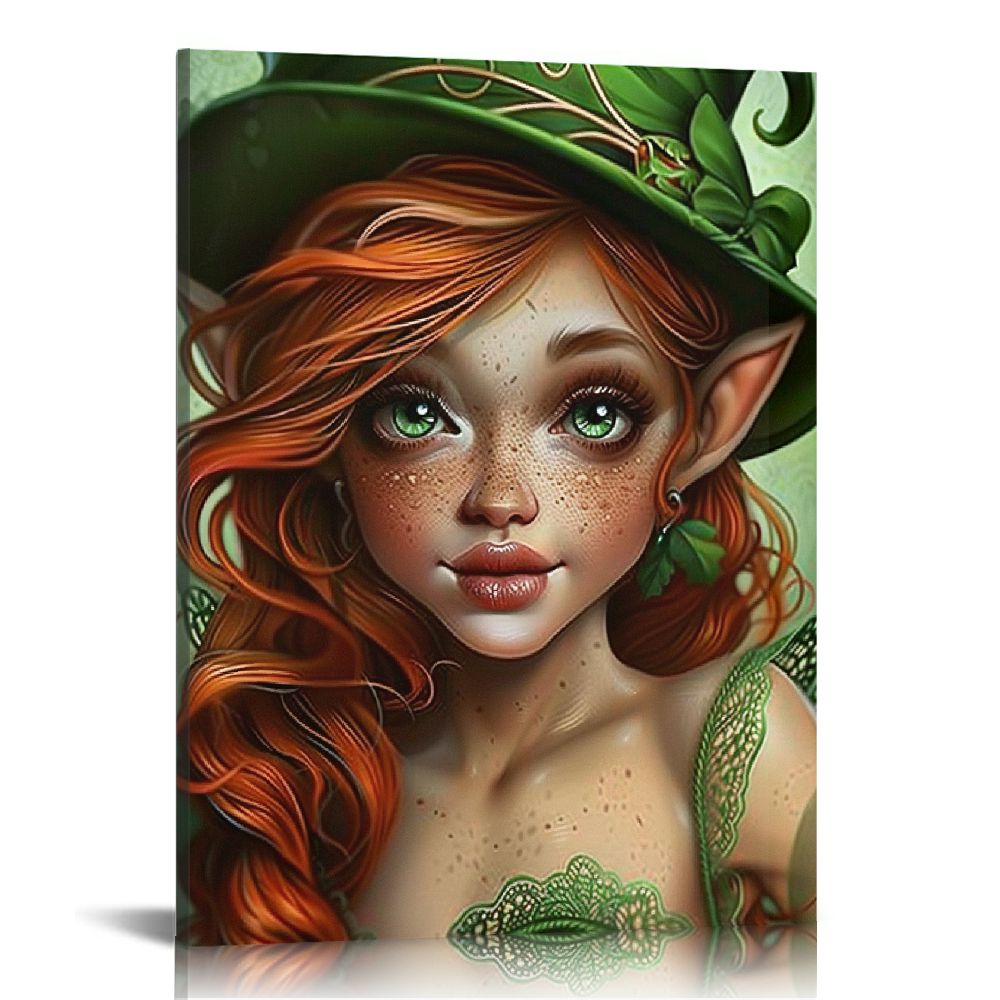 Nawypu Watercolor St. Patrick's Day gnome, Spring clipart, Watercolour ...