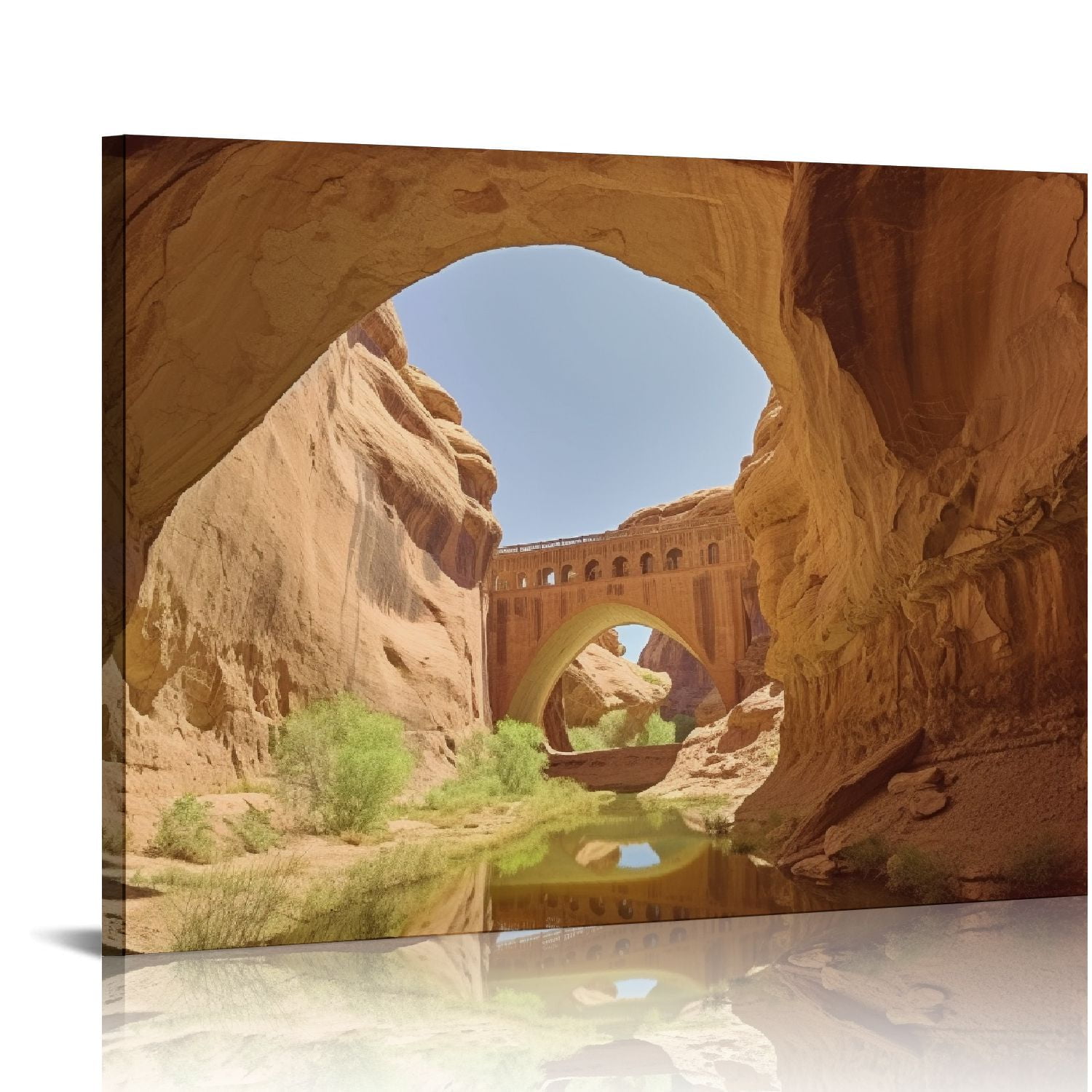 Nawypu Whelhung - Wall Art Decor - Utah Water Arches Artwork Canvas ...
