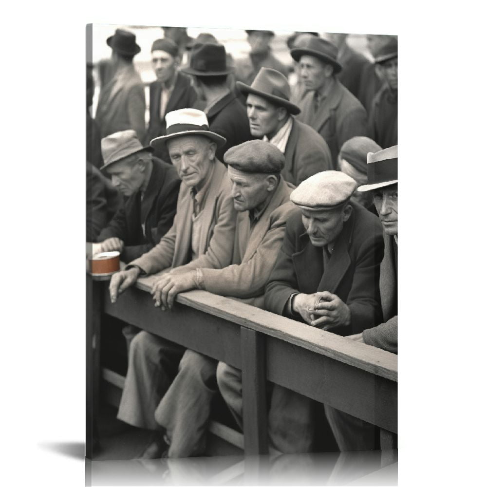 Nawypu White Angel Breadline Poster Vintage Great Depression Posters ...