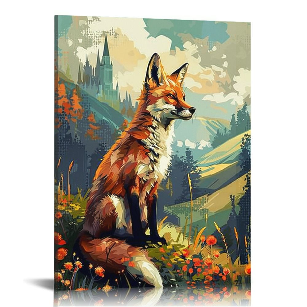 Nawypu Wolf Art Print, Watercolor Forest, Double Exposure Wolf, Wild ...