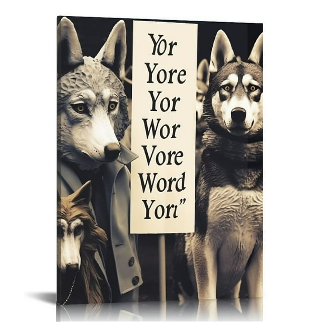 Nawypu Wolf Motivational Quotes Wall Art Motivational Wolf Quotes