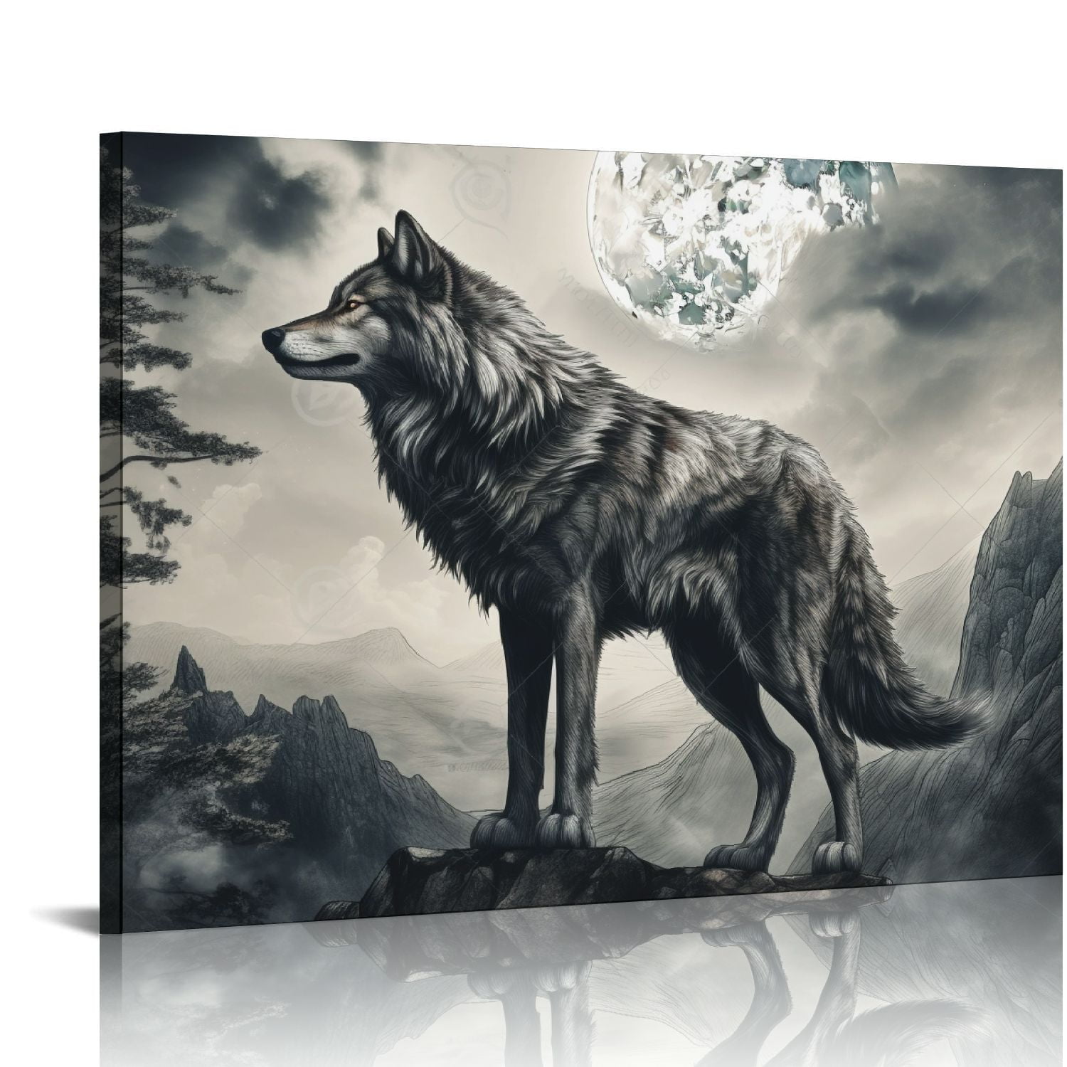 Nawypu Wolf Poster - Wolf Wall Art - Wolf Pictures - Wolf Paintings ...