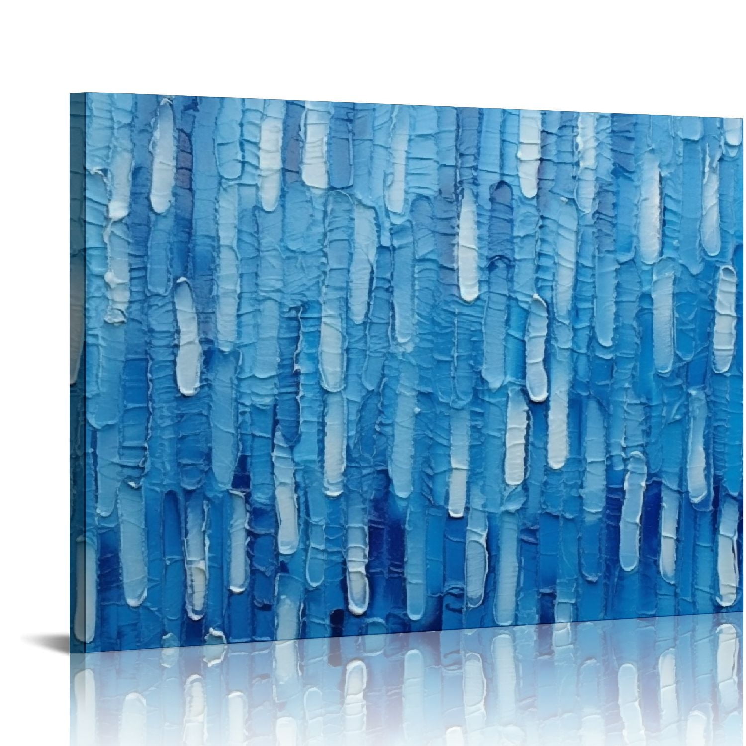 Nawypu Y&M textured wall art, paint Wave Light abstract art painting on ...