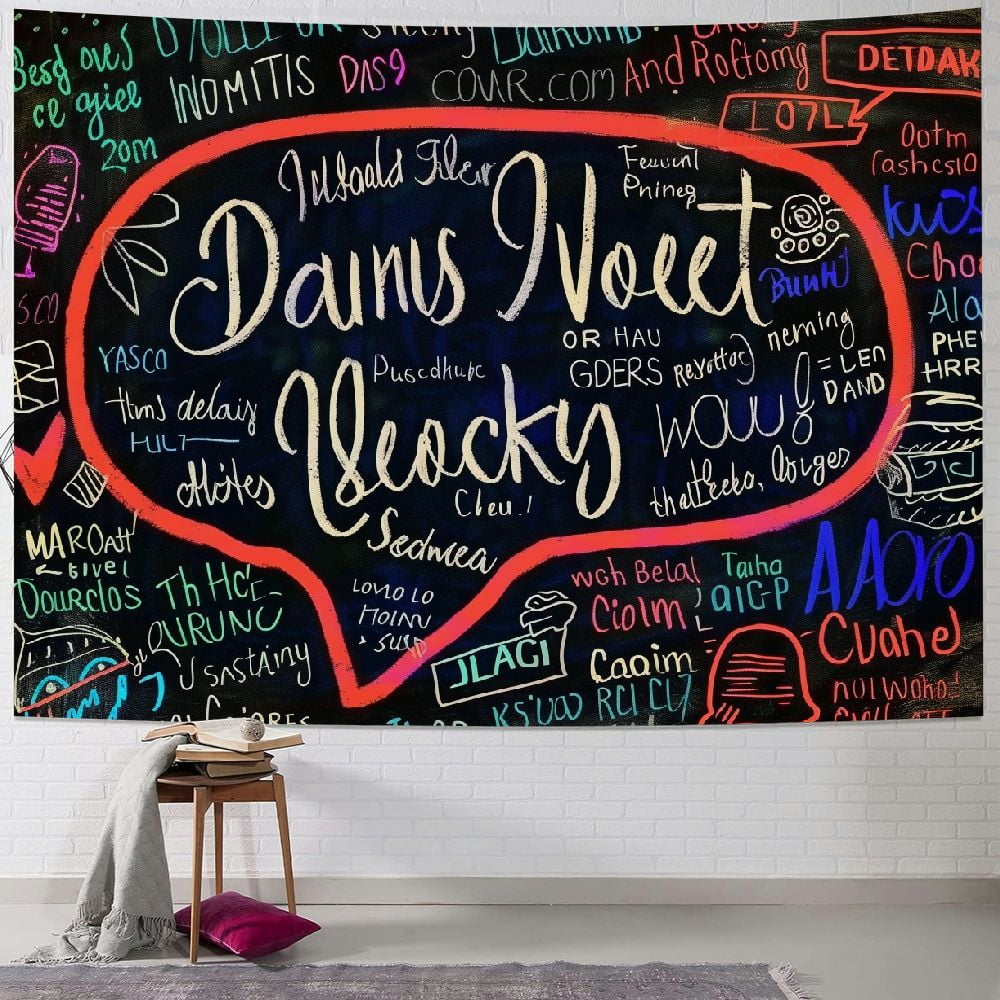 Nawypu You Are Tapestry Inspirational Quote Tapestries Colorful ...