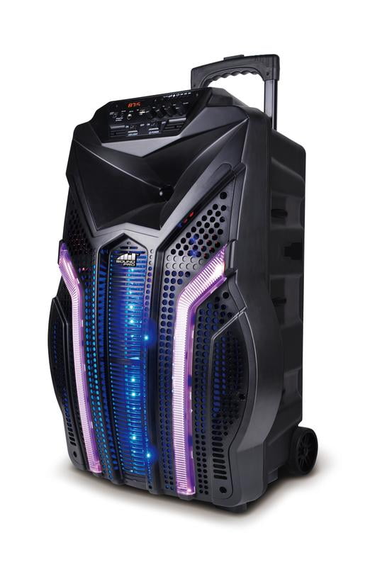 Naxa Electronics NDS-1511 Wireless Portable Bluetooth Karaoke Speaker ...