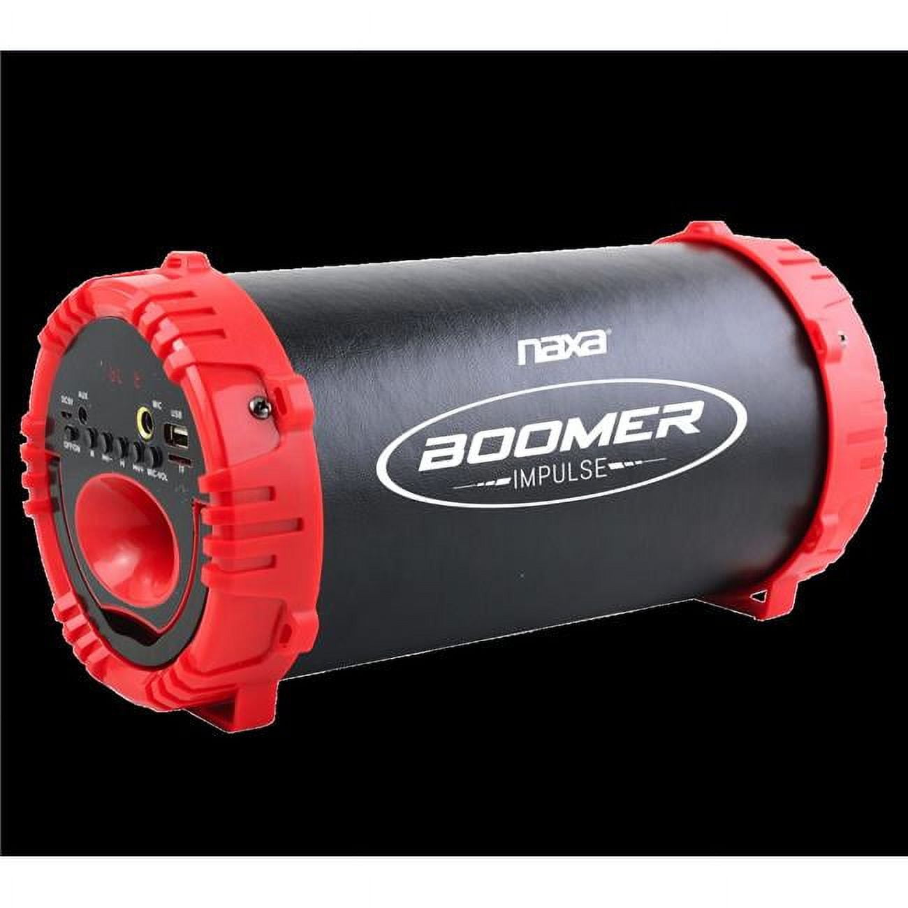 Naxa LED Bluetooth Boom Box, Red - Walmart.com