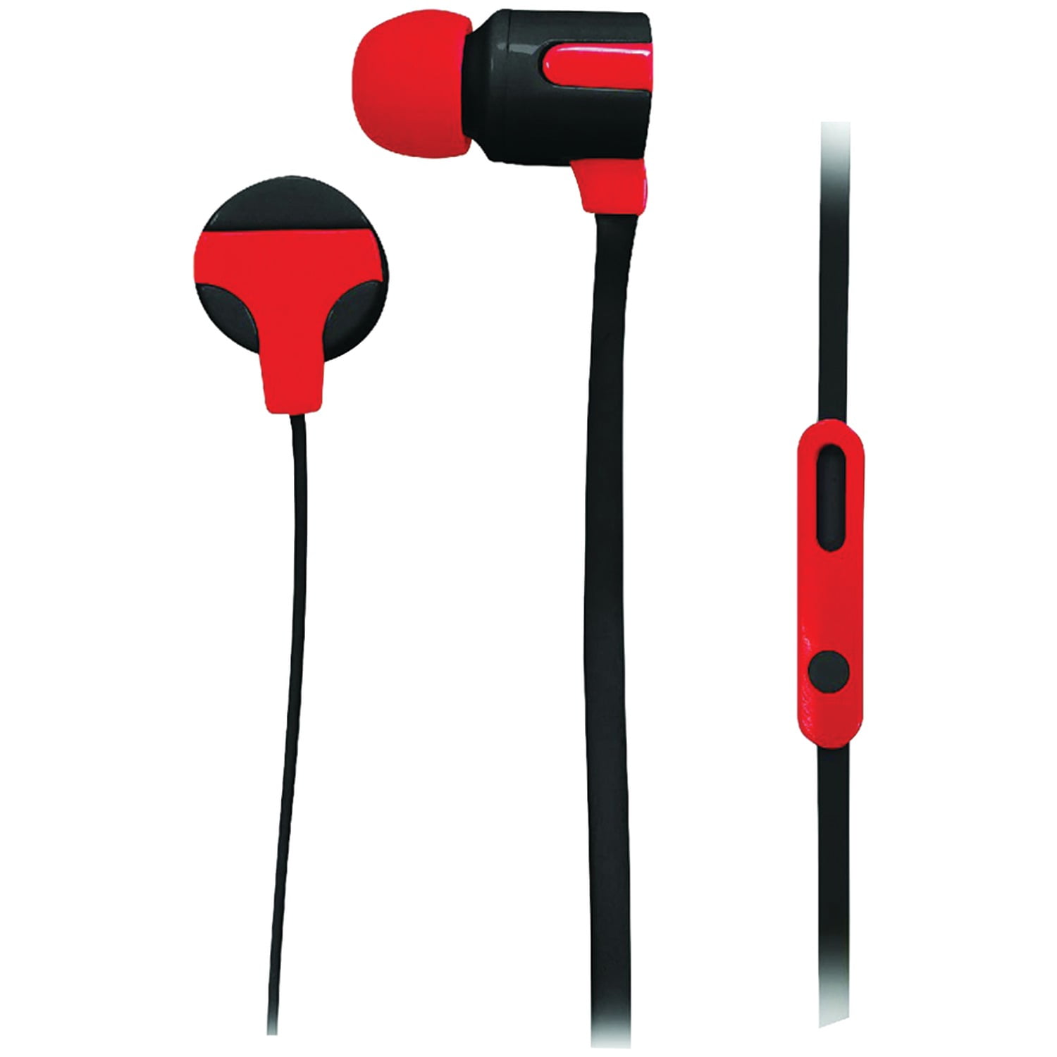 Naxa NE-939 RED ASTRA Isolation Stereo Earphones with Microphone (Red ...