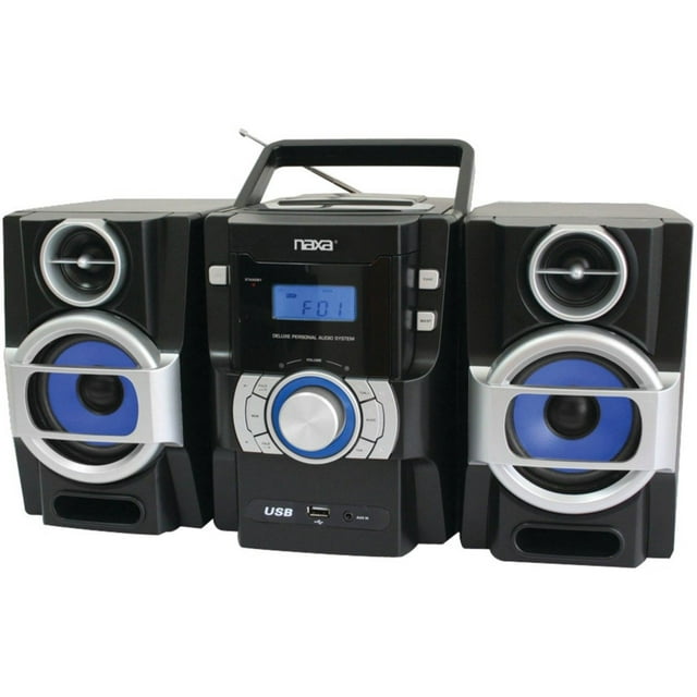 Naxa NPB-429 Mini Hi-Fi System 16 W RMS iPod Supported Black NPB429 ...