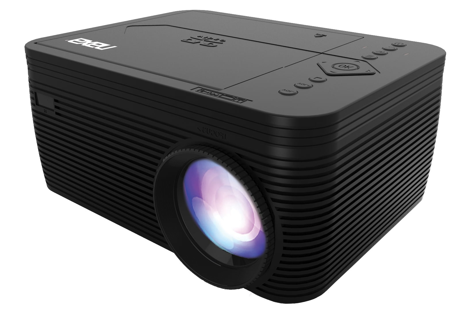Naxa Electronics NVP-2500 150” Home Theater 720p LCD Projector w/DVD ...