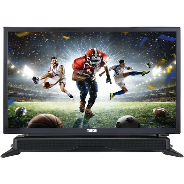 Naxa Ntd-2460 24" Class Led Tv With Dvd Player And Built-in Soundbar ...