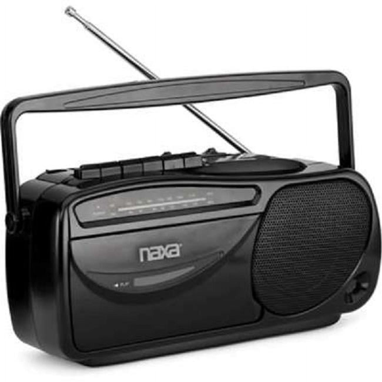 Naxa Portable Cassette Radio Player, Black - Walmart.com