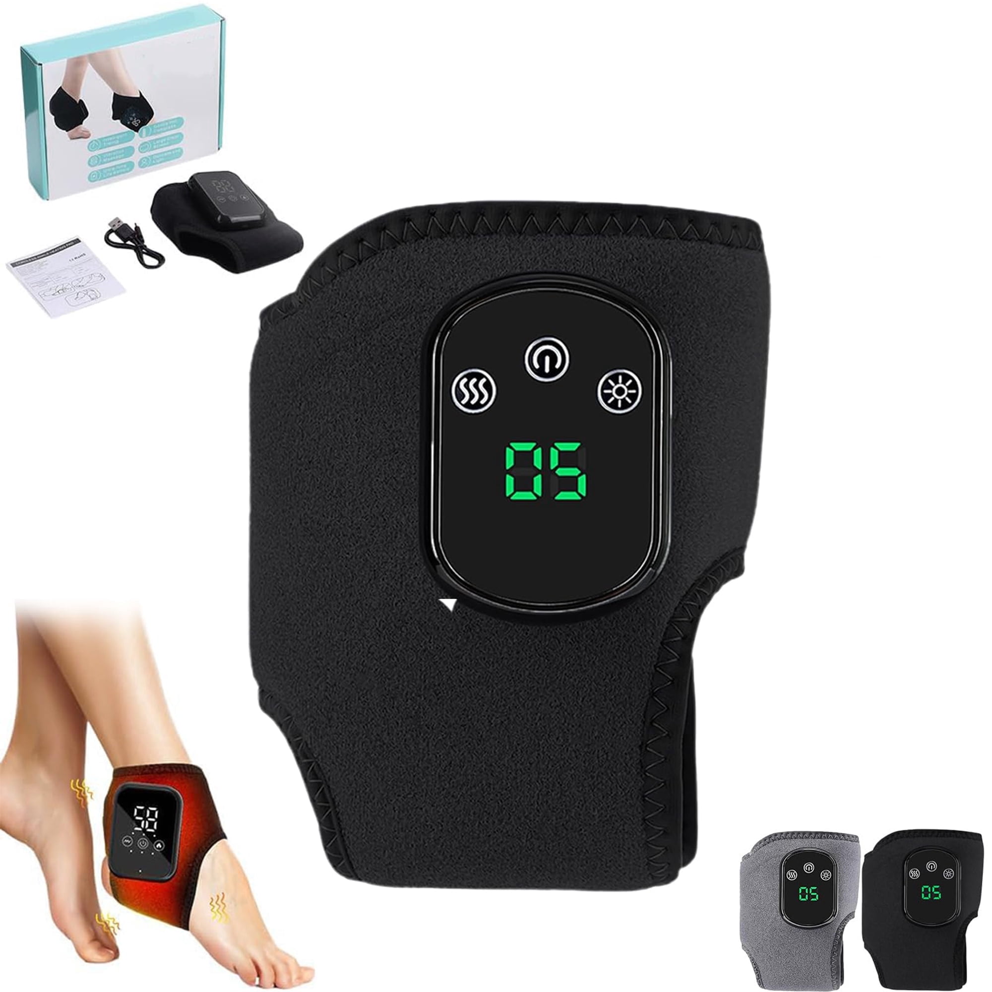 Foot Revive Massager, 3-in-1 Wireless Portable Foot Massager, 3 ...