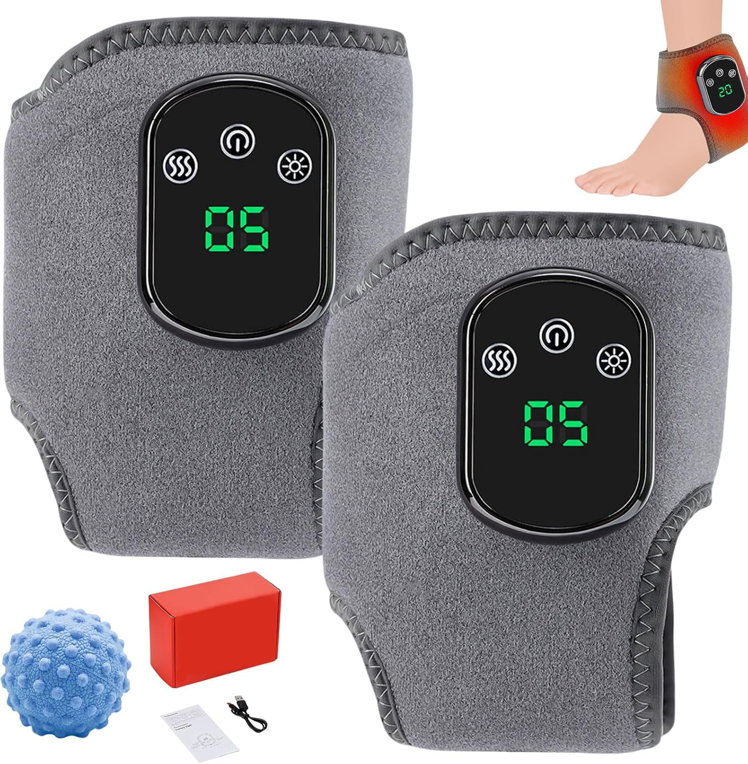 Naxir Foot Revive Massager, 3-in-1 Wireless & Portable Foot Massager ...