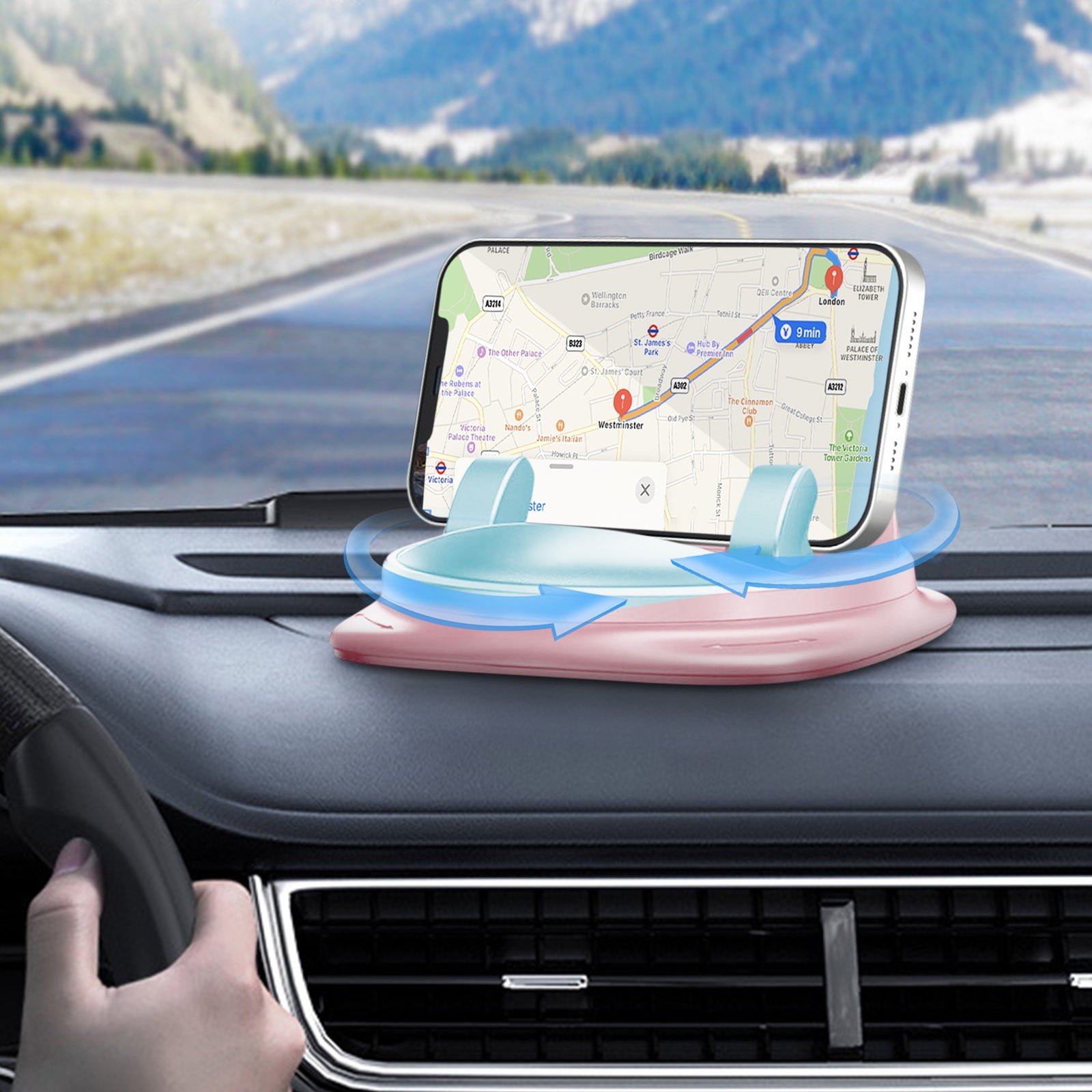 Naxoaeo Clearance Car Phone Holder Mount Dashboard,360° Rotatable ...