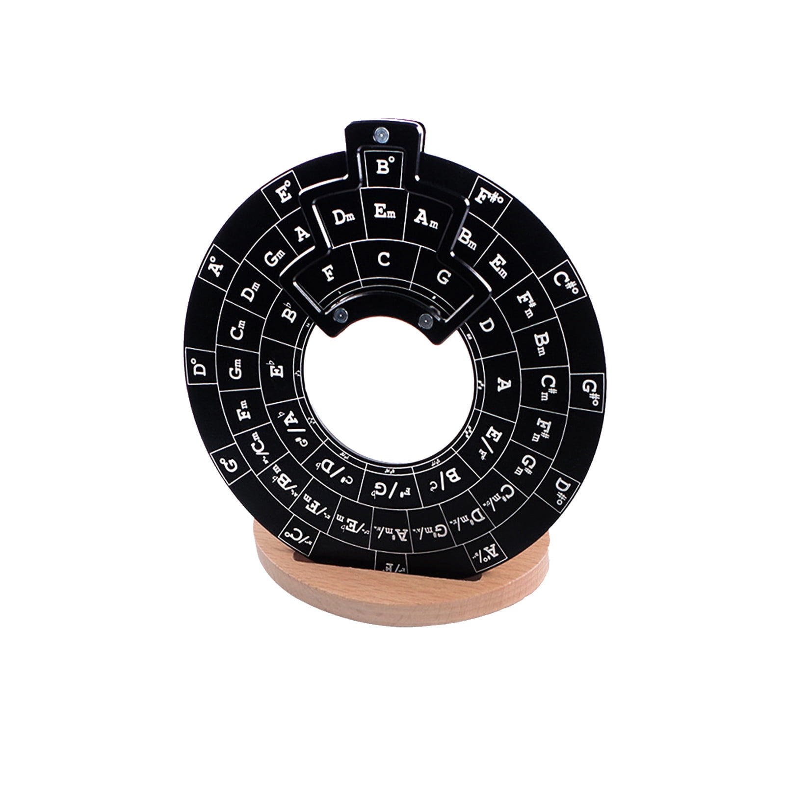 Naxoaeo Clearance Circle of Fifths Wheel Metal Melody Tool Chord Wheel ...