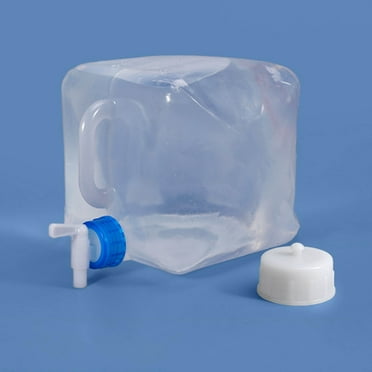 WNEXOPE BPA Free Collapsible Water Container with Spigot, Camping Water Storage Carrier Jug for ...