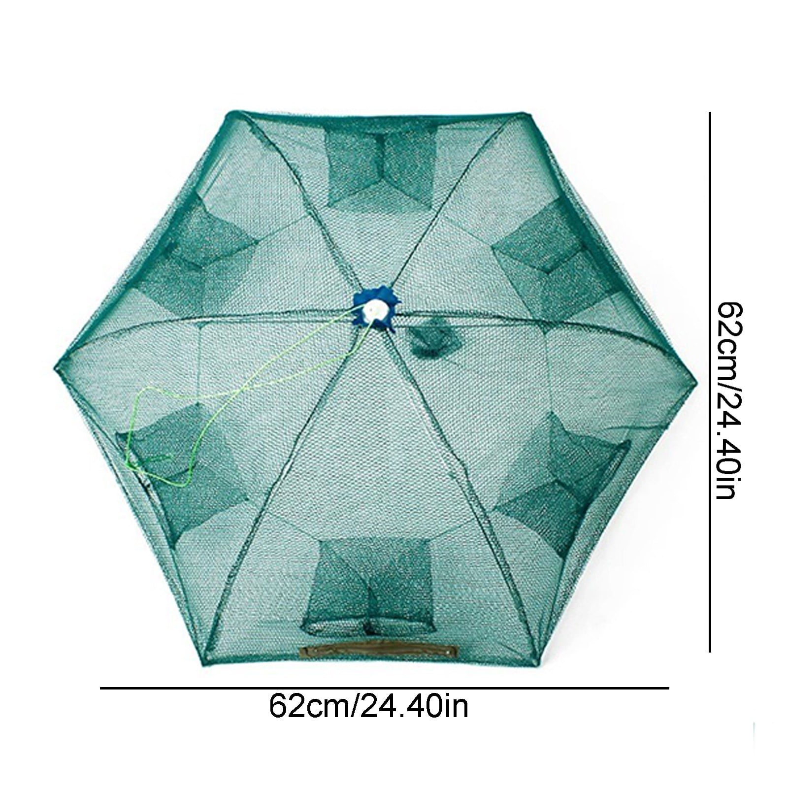 Naxoaeo Clearance Crawfish trap，crab fish trap,Foldable Fishing Bait Trap Cast Net Cage with ...