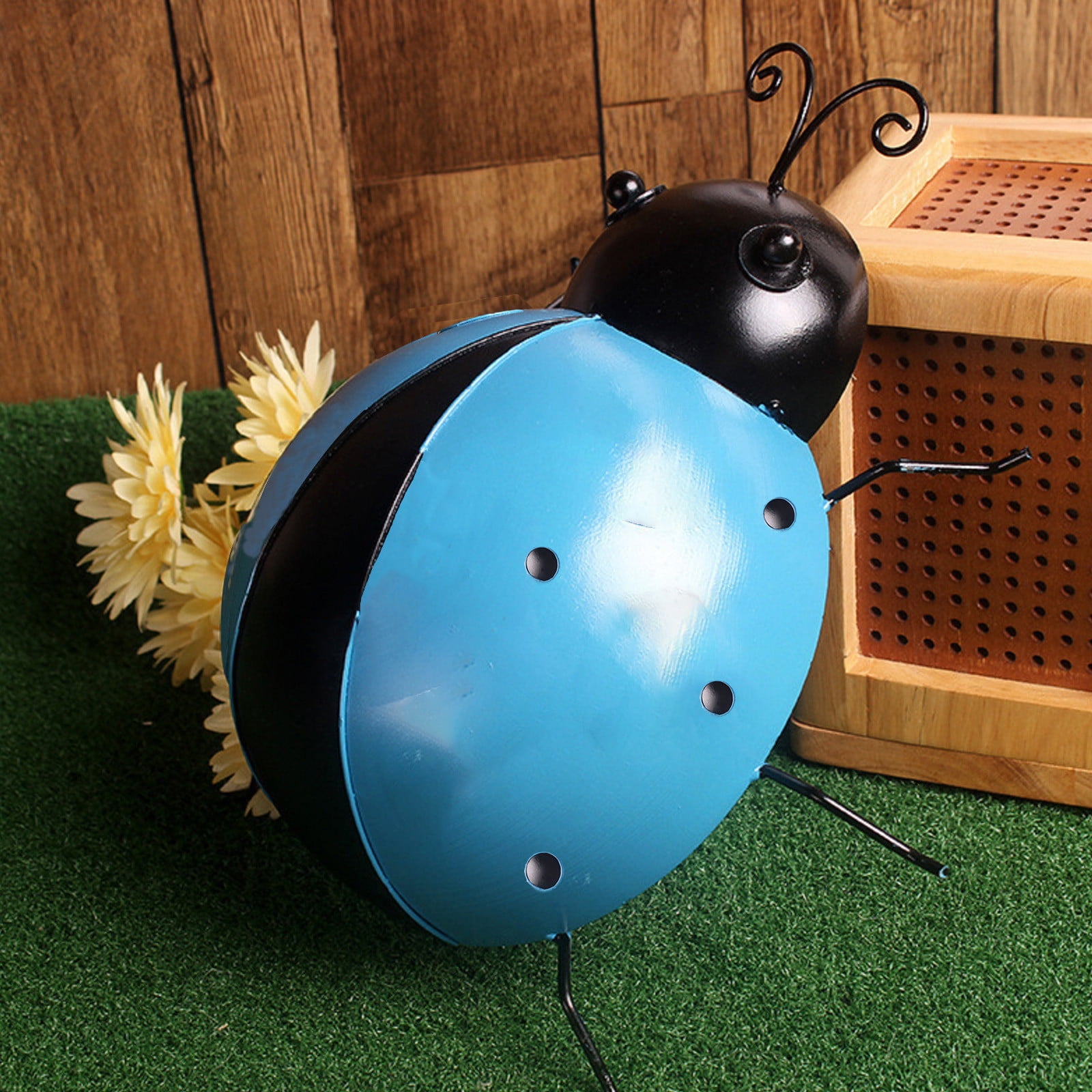 Naxoaeo Clearance Cute Ladybugs Outdoor Wall Decor, 3D Metal Wall Art ...