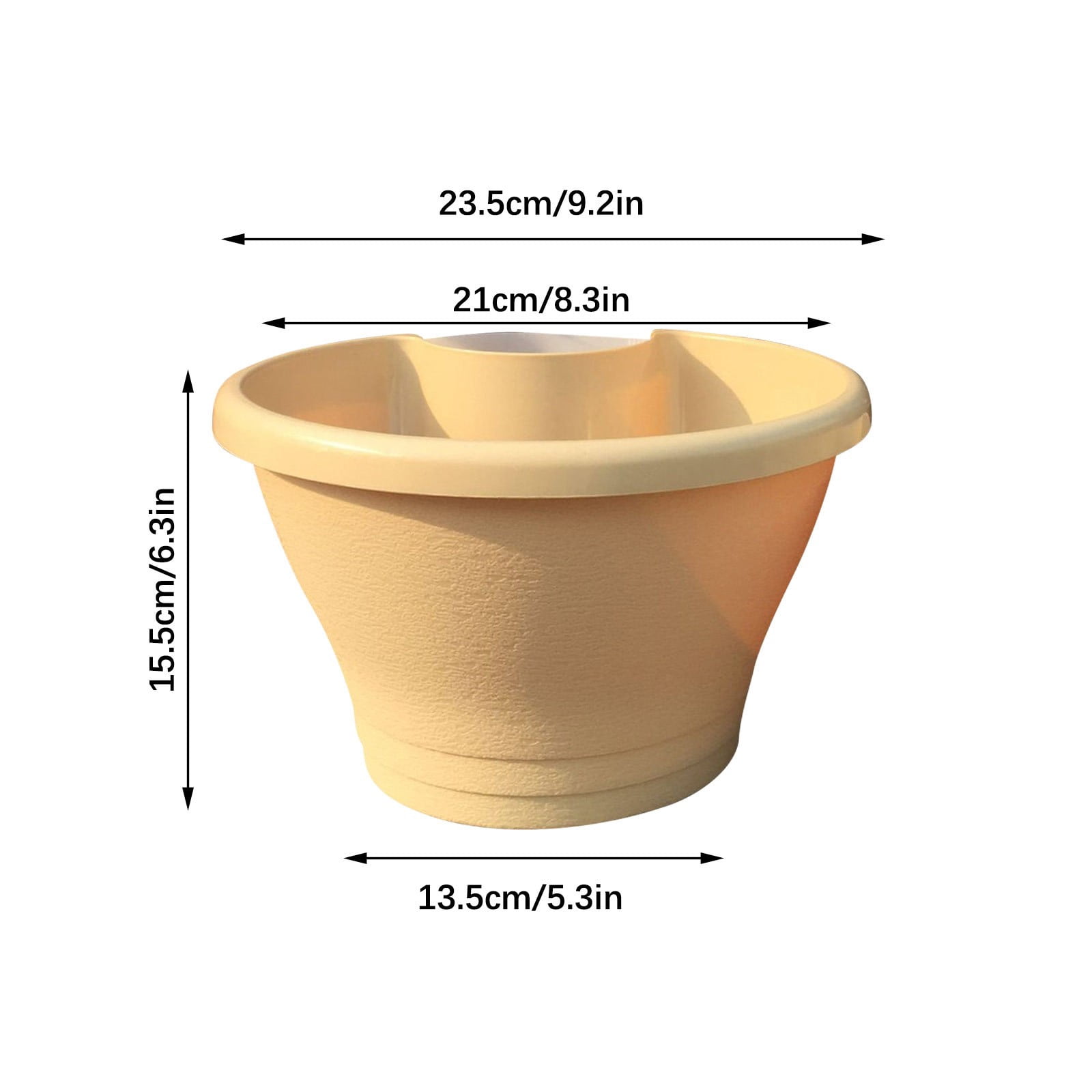 Naxoaeo Clearance Flower Pots Iron Hanging Flower Pots Garden Pots ...