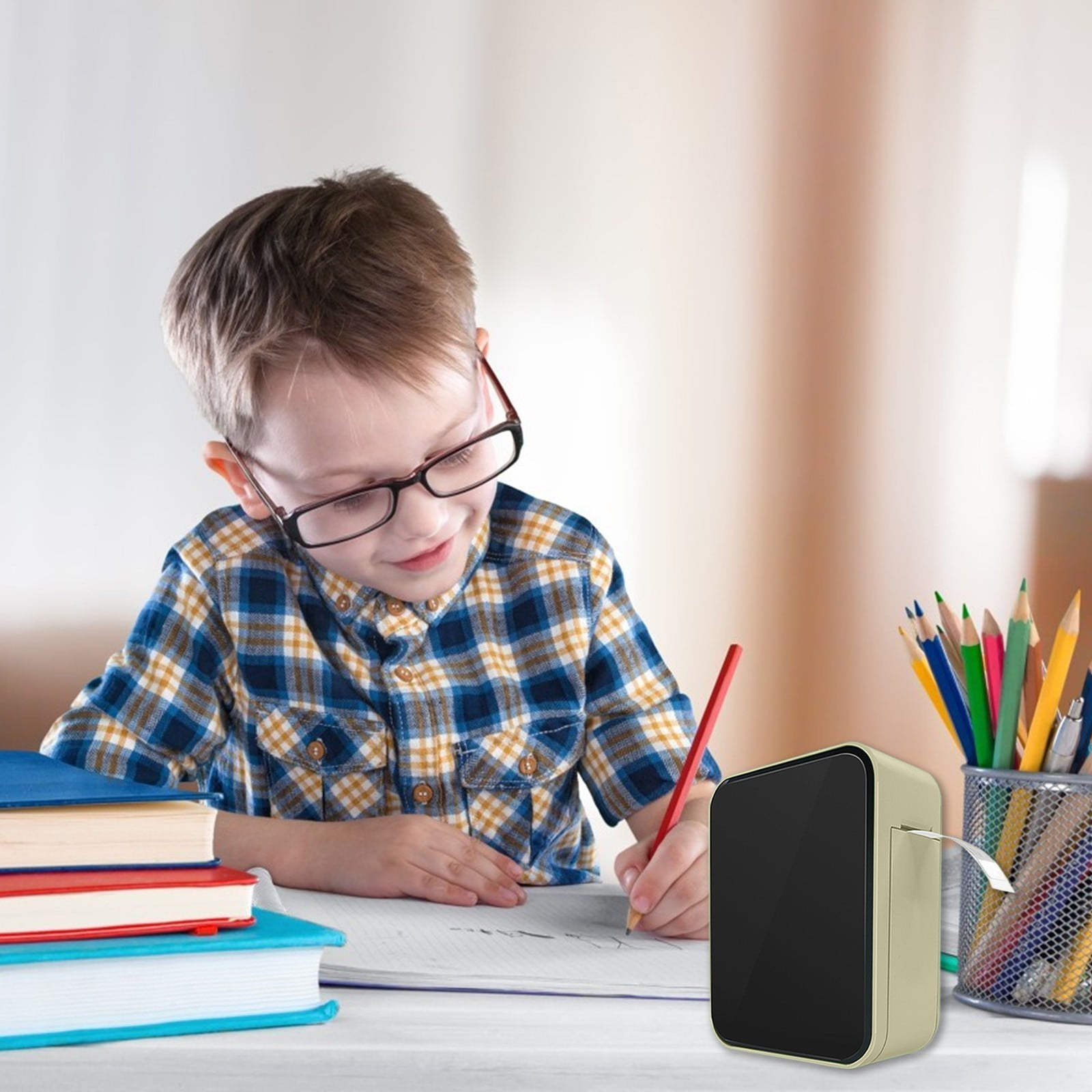 Naxoaeo Clearance Label Printer Address Label Maker Bluetooth thermal ...