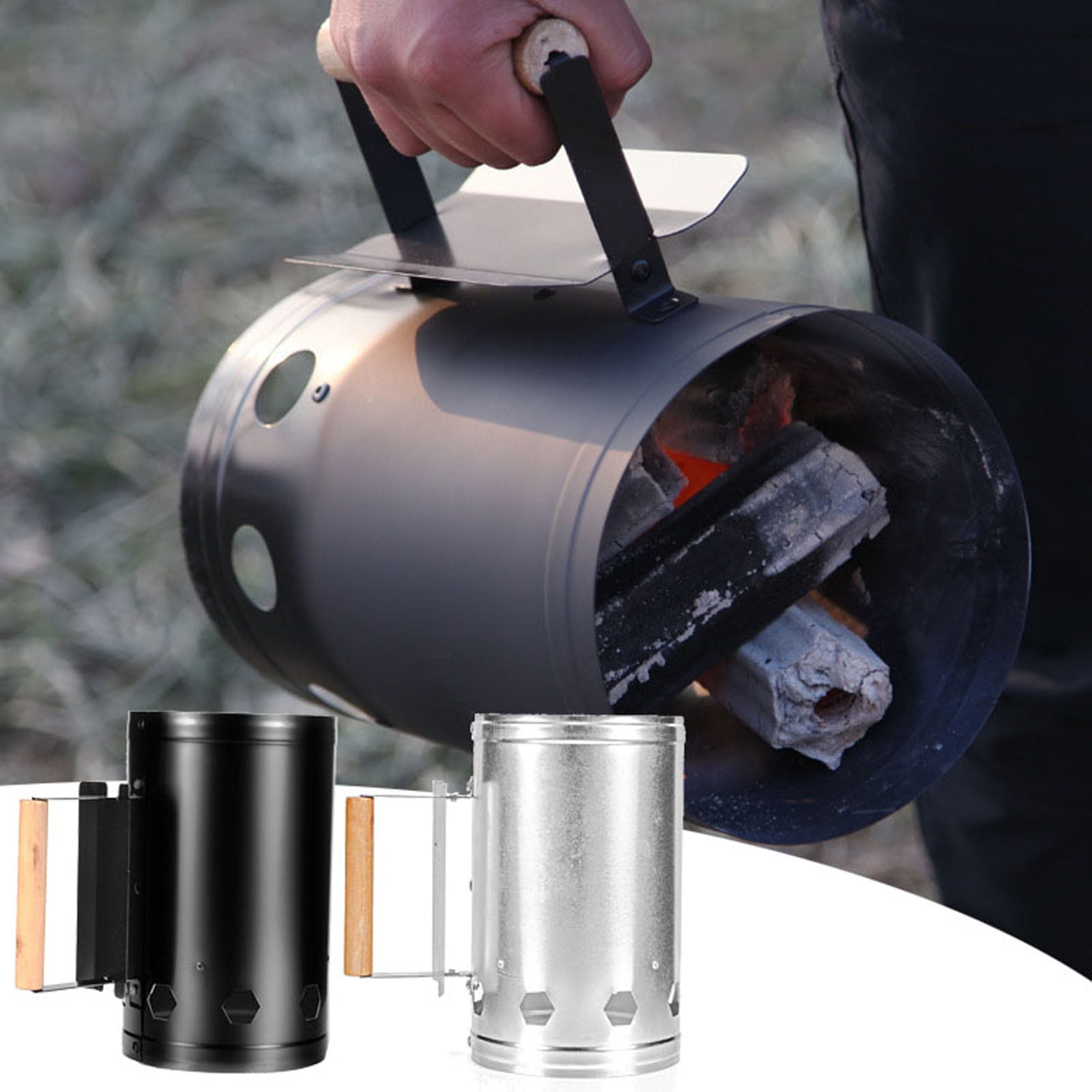 Naxoaeo Clearance Portable Charcoal Chimney Starter for Charcoal Grill ...