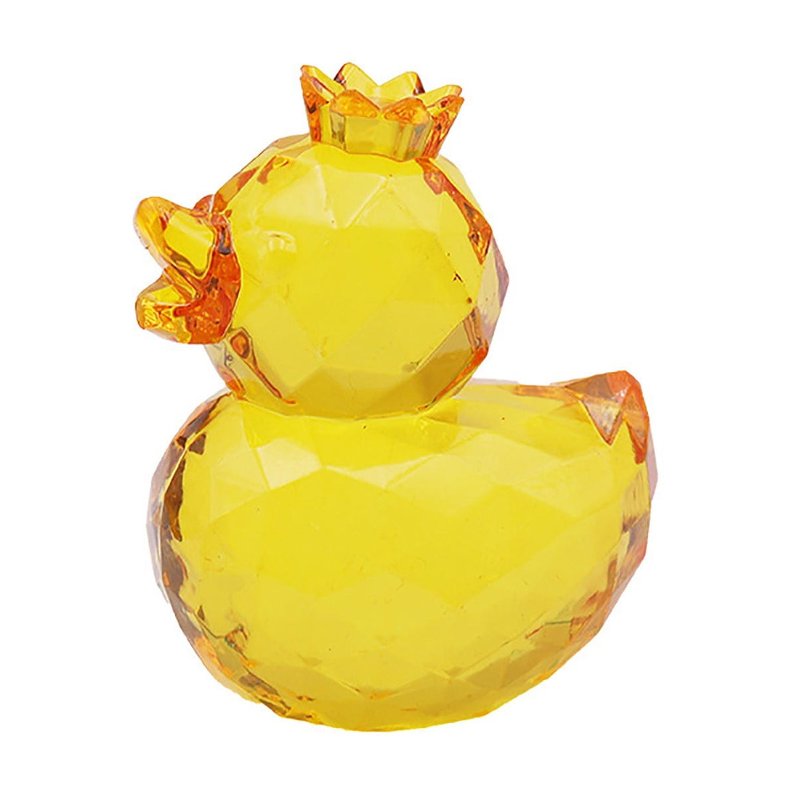 Naxoaeo Resin Crystal Duck,Cute Crystal Duck Desktop,Miniature Resin ...