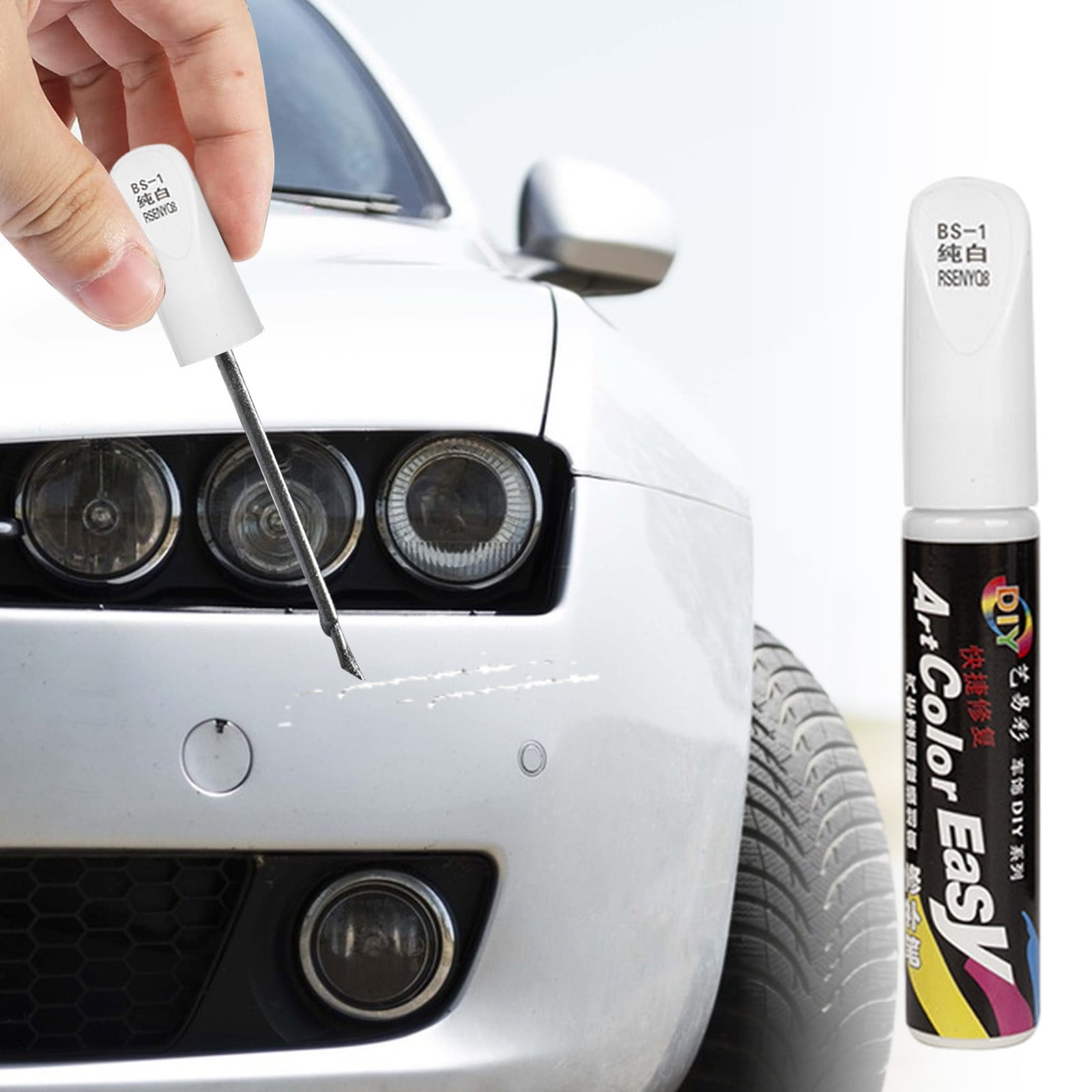 Naxoaeo Silver Touch Up Paint Pen for Cars, Car Paint Scratch Repair ...