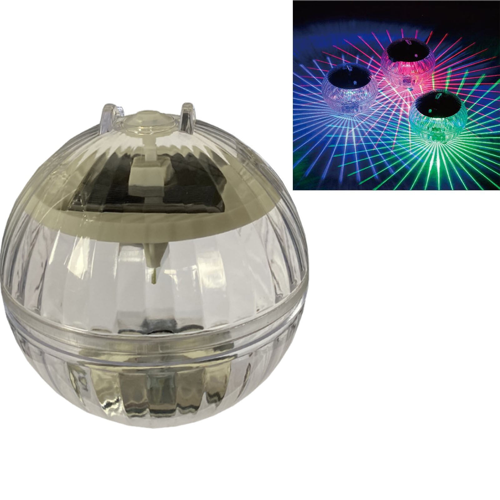Naxoaeo Solar Floating Pool Lights, Colorful Solar Pool Lights That ...