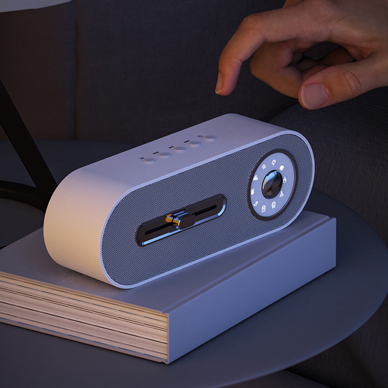 Naxoaeo Clearance White Noise Machine with Bluetooth Speaker Digital ...