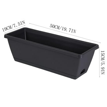 Clearance Plastic Vegetable Flower Planters Boxes, Rectangular Flower ...