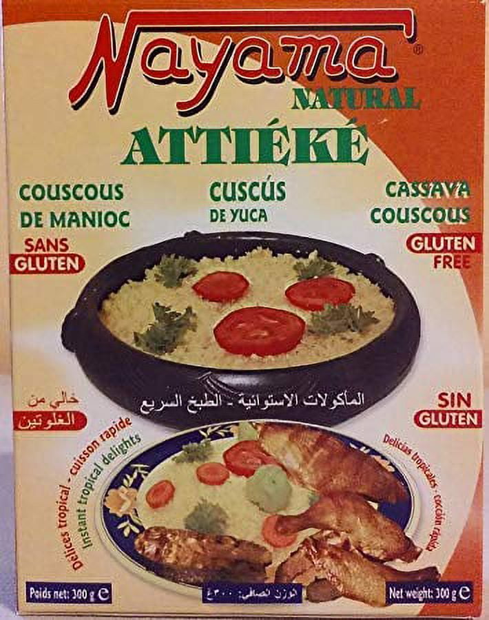 Nayama Attieke - Cassava Couscous - Pack of 4 RED19 - Walmart.com